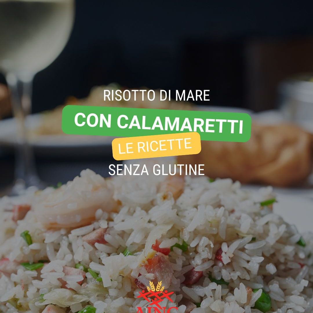 Risotto di mare senza glutine con calamaretti spillo